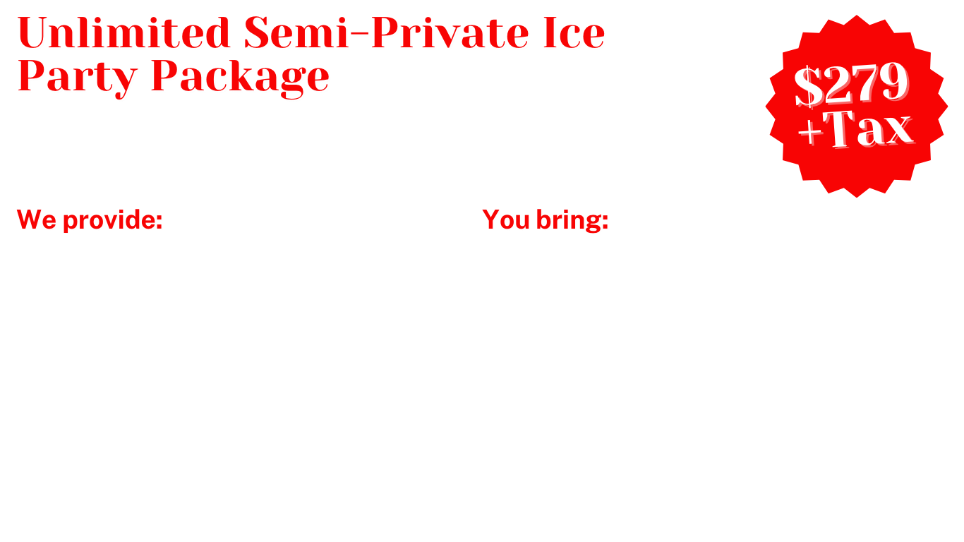 Public Birthday Party Packages